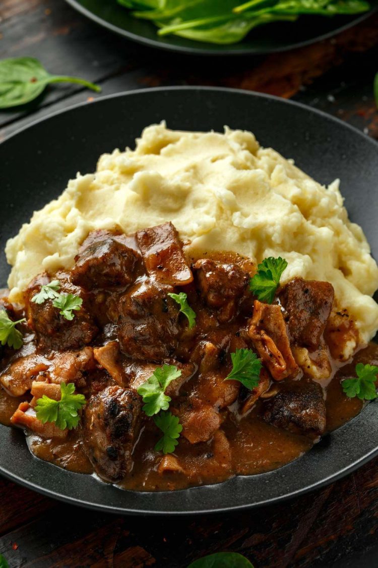 Slow Cooker Liver And Bacon Casserole - Easy Peasy Slow Cook