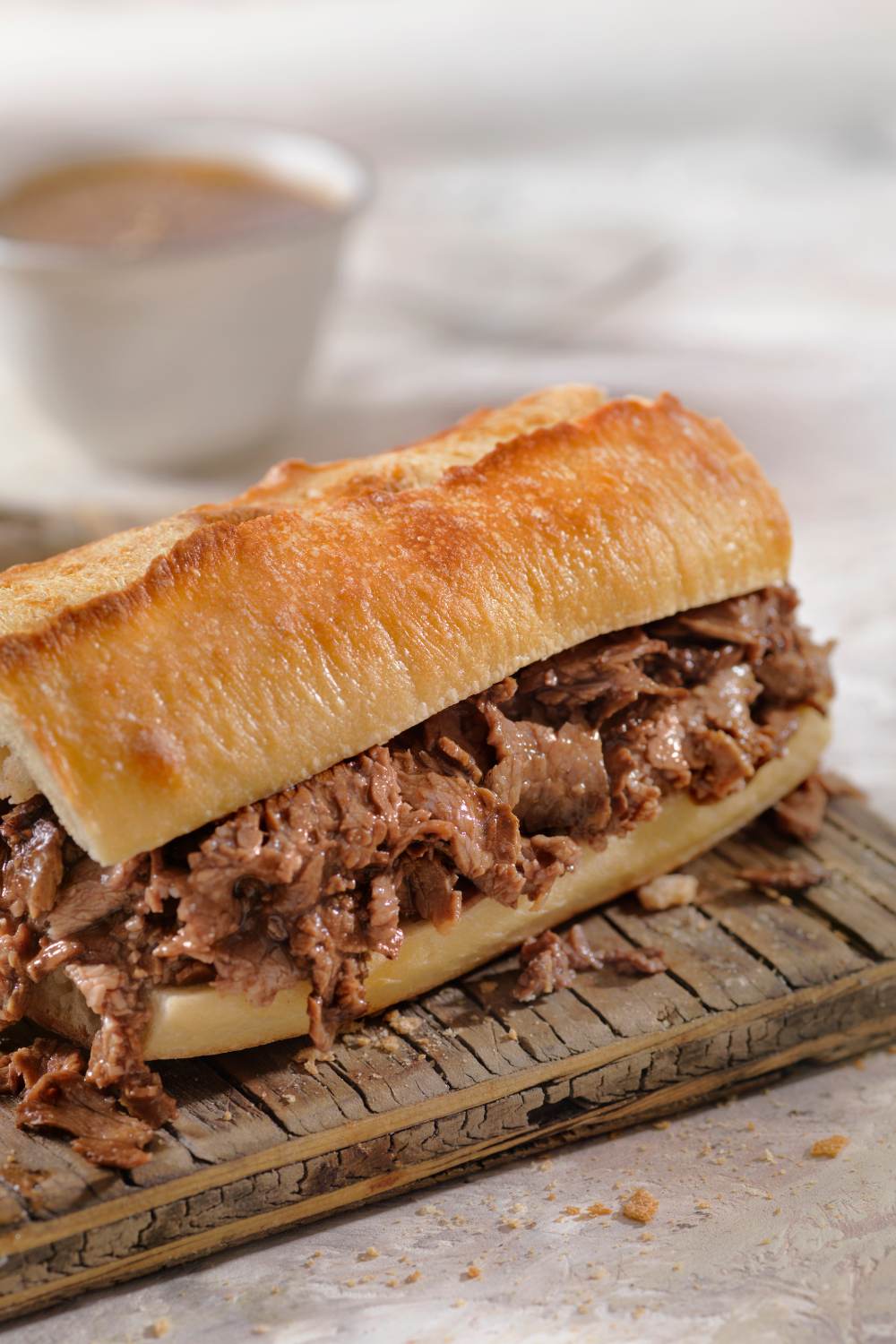 Slow Cooker French Beef Dip Recipe - Easy Peasy Slow Cook