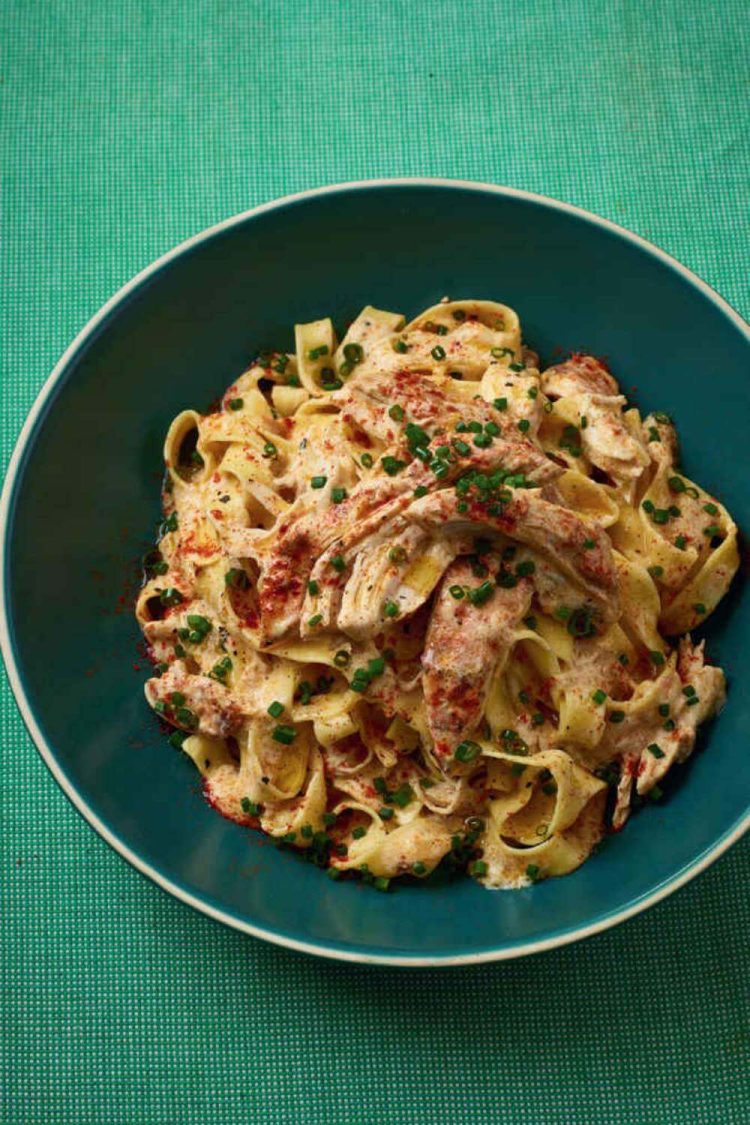 Slow Cooker Creamy Garlic Chicken - Easy Peasy Slow Cook