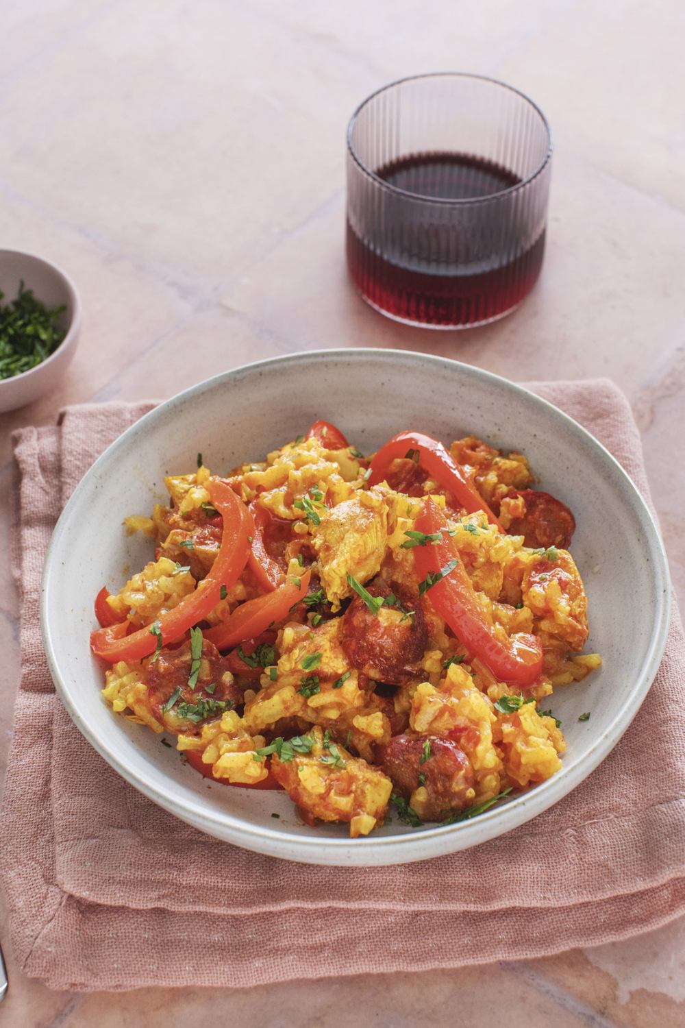 Slow Cooker Chicken And Chorizo Paella - Easy Peasy Slow Cook
