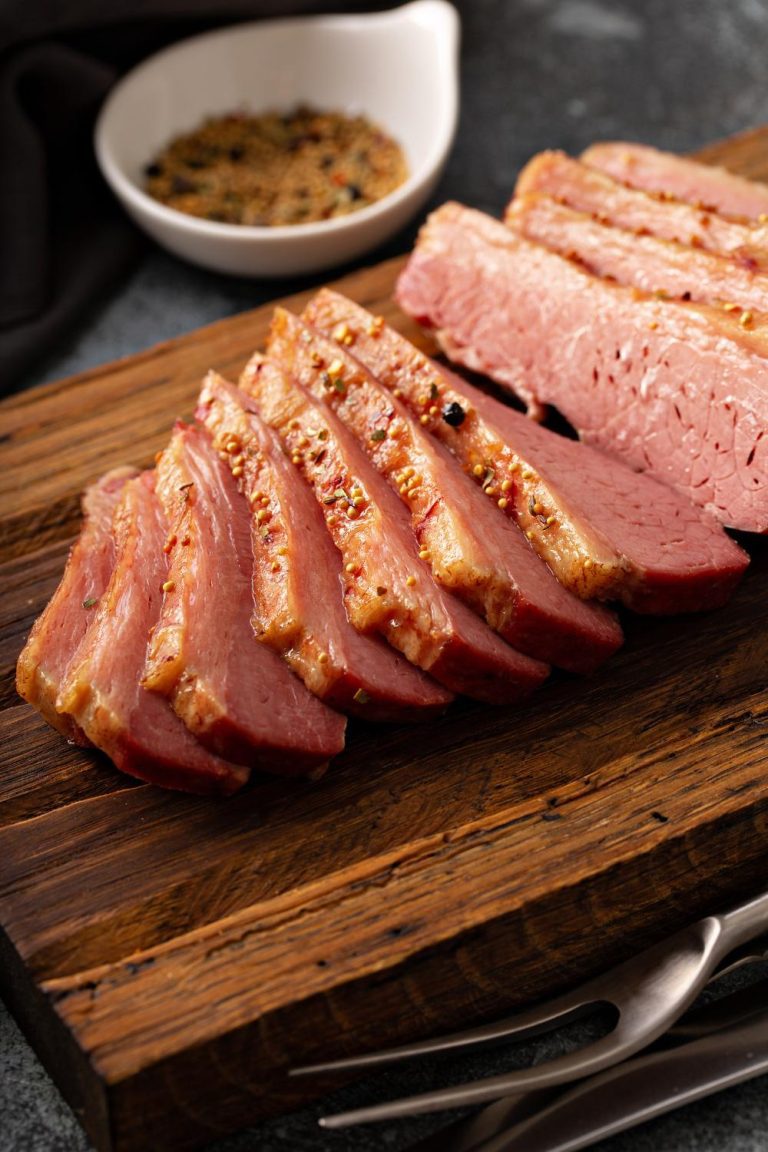 Slow Cooker Honey Mustard Silverside - Easy Peasy Slow Cook