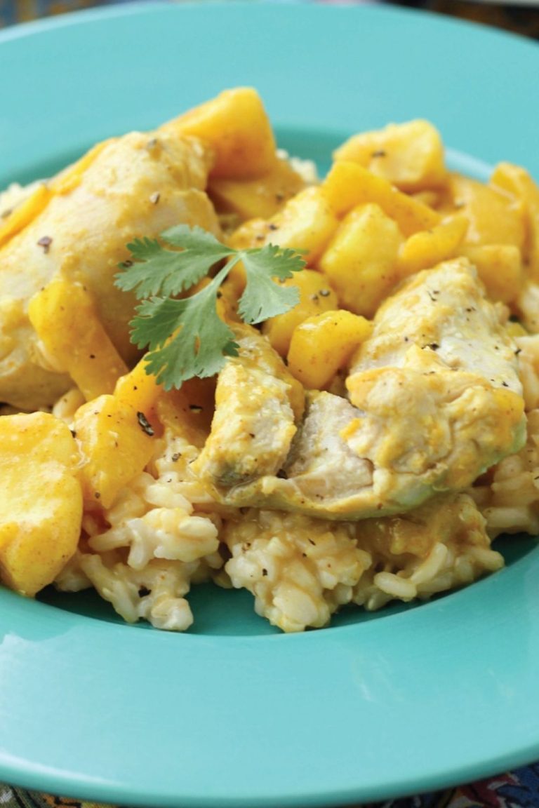 Slow Cooker Curried Chicken Dinner - Easy Peasy Slow Cook
