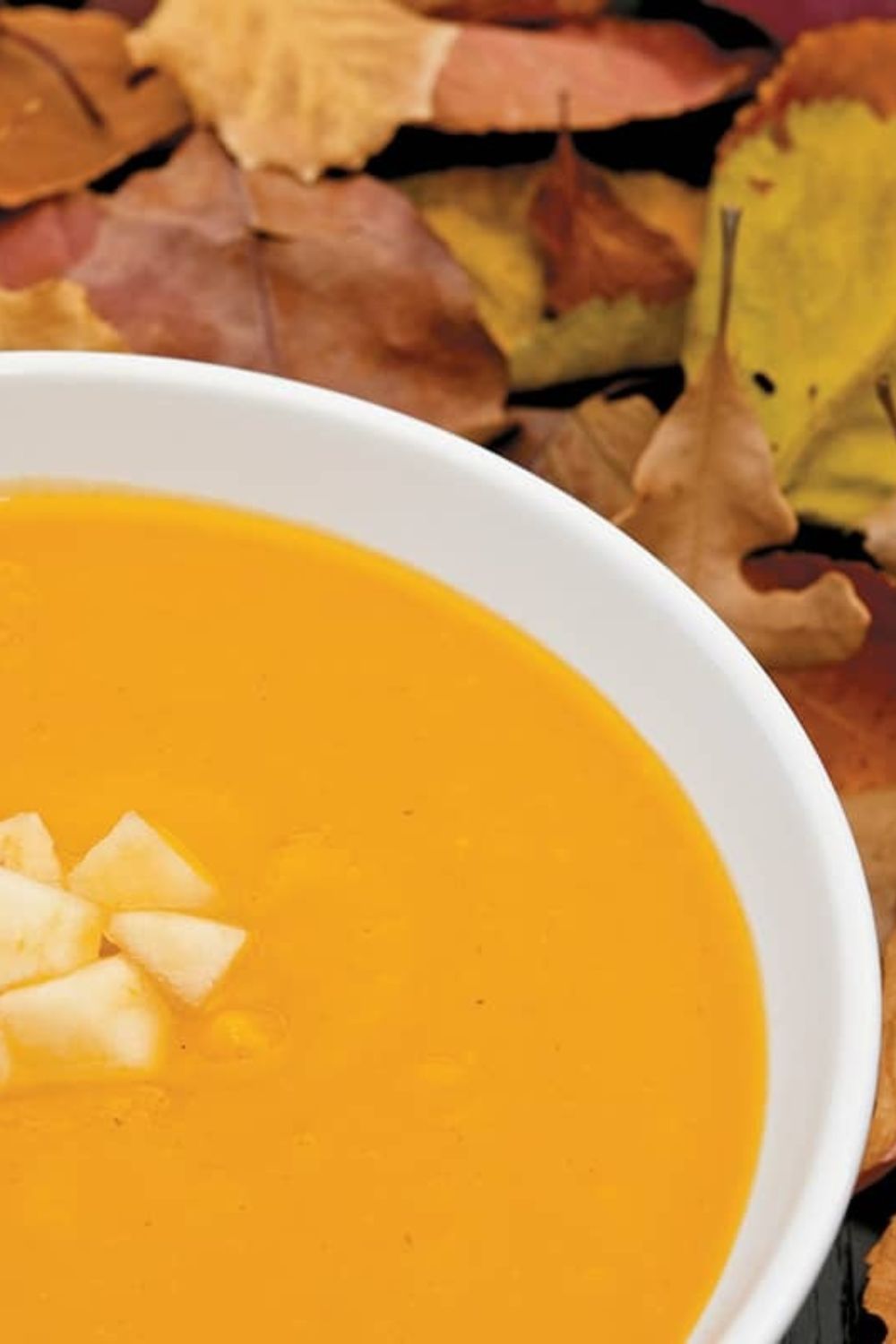 Delicata Squash and Pear Soup In Slow Cooker - Easy Peasy Slow Cook