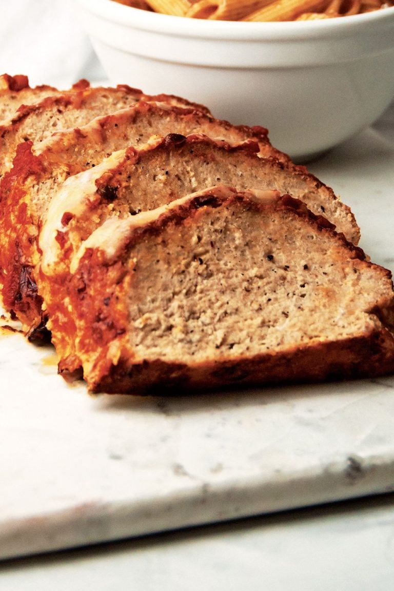 Slow Cooker Chicken Parmesan Meatloaf - Easy Peasy Slow Cook