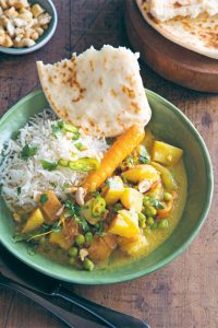 Slow Cooker Mild Southern Indian Vegetable Curry - Easy Peasy Slow Cook