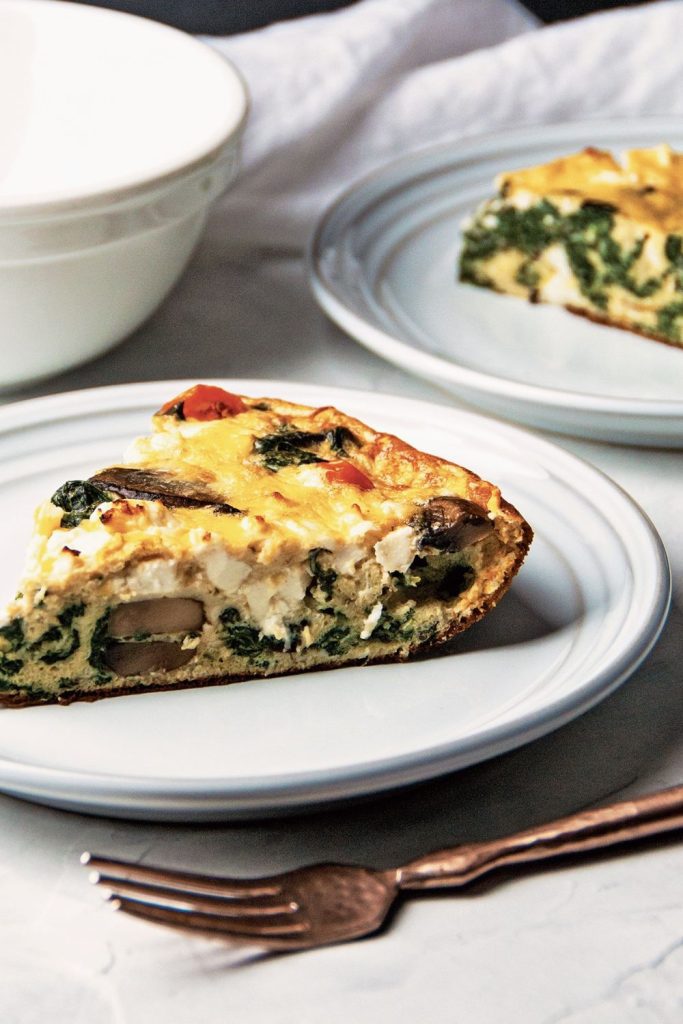 Slow Cooker Spring Vegetable Frittata - Easy Peasy Slow Cook