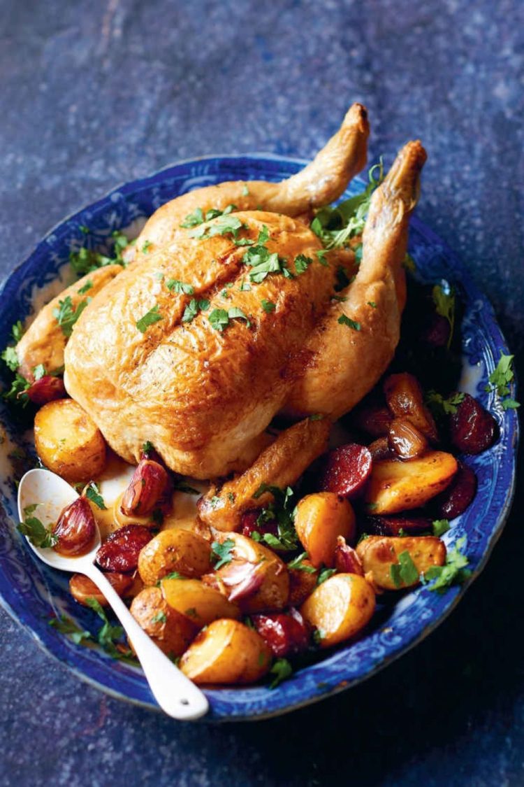 Slow Cooker One-Pot Chicken With Chorizo & New Potatoes - Easy Peasy ...